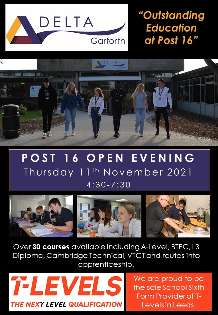 Post 16 Open Evening - Garforth Academy