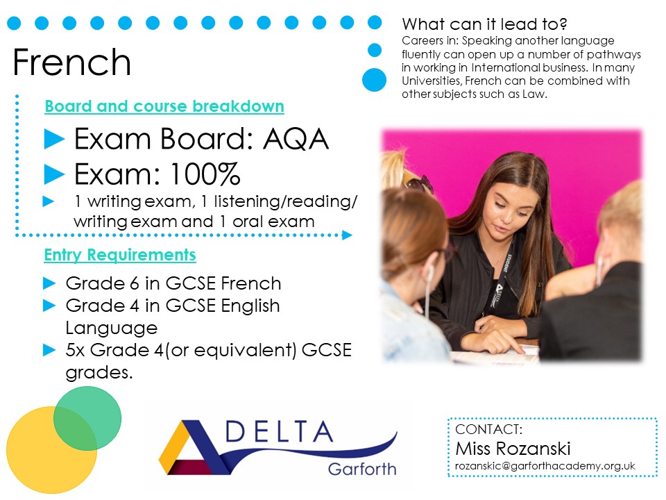 A-Level French - Garforth Academy