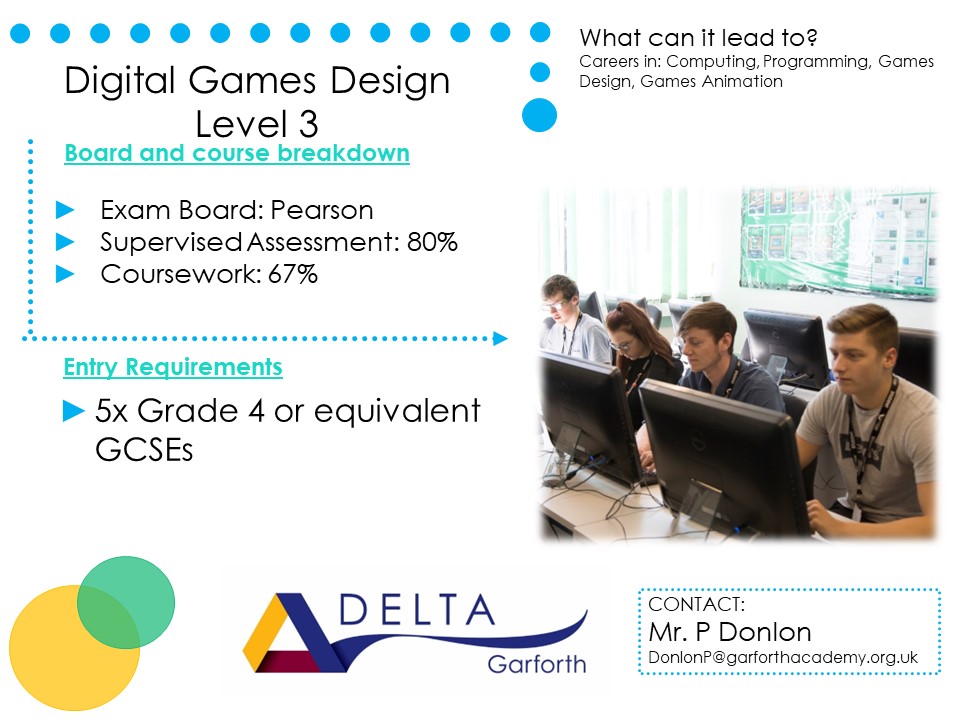 Level 3 Games Design - Garforth Academy