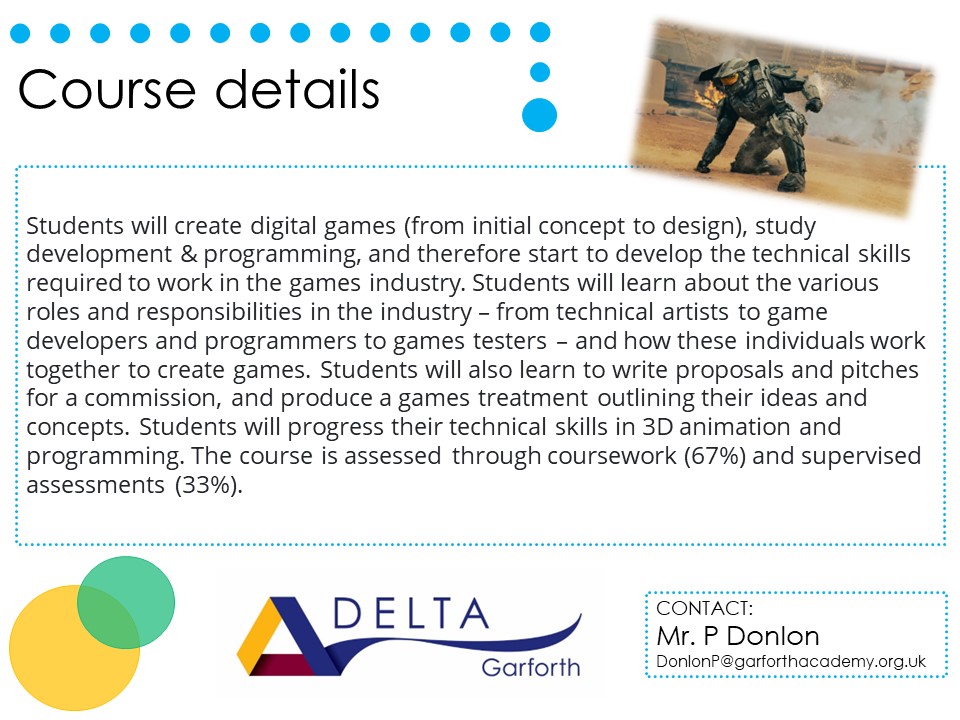 Level 3 Games Design - Garforth Academy